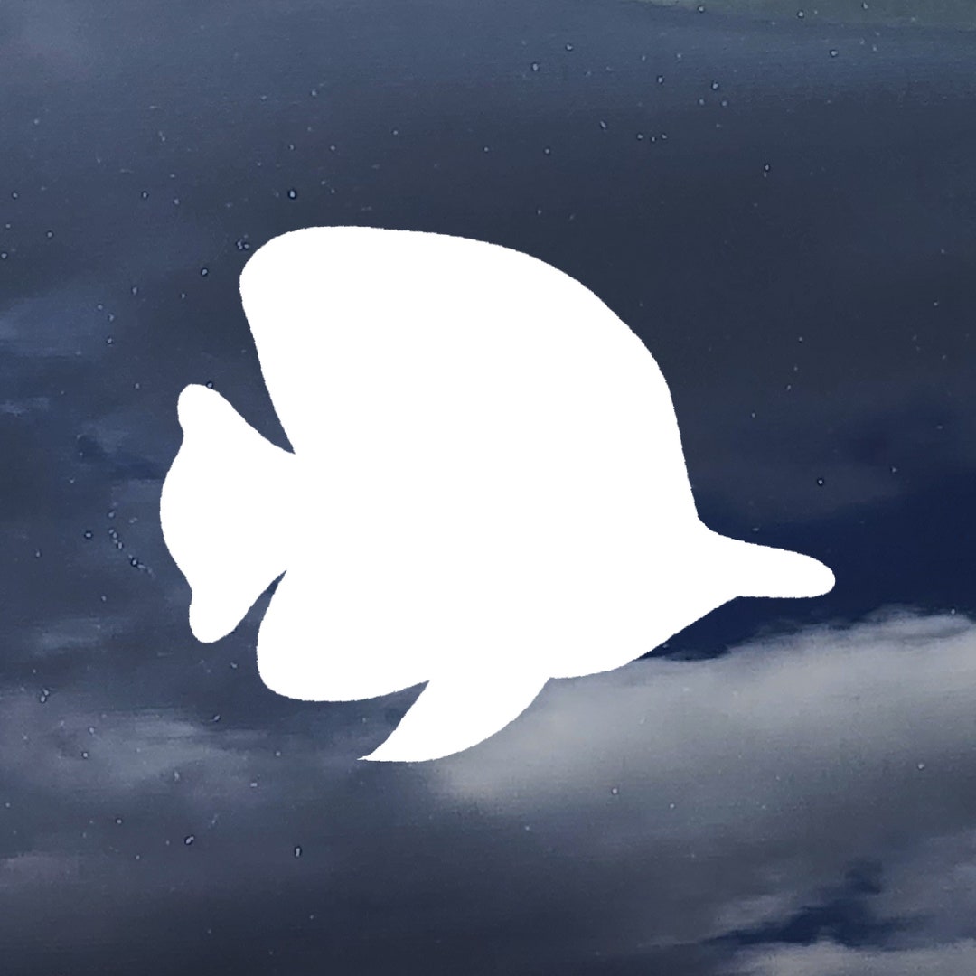 Tropical Fish Vinyl Decal, Car Window Sticker, MacBook Pro Vinyl, Car ...