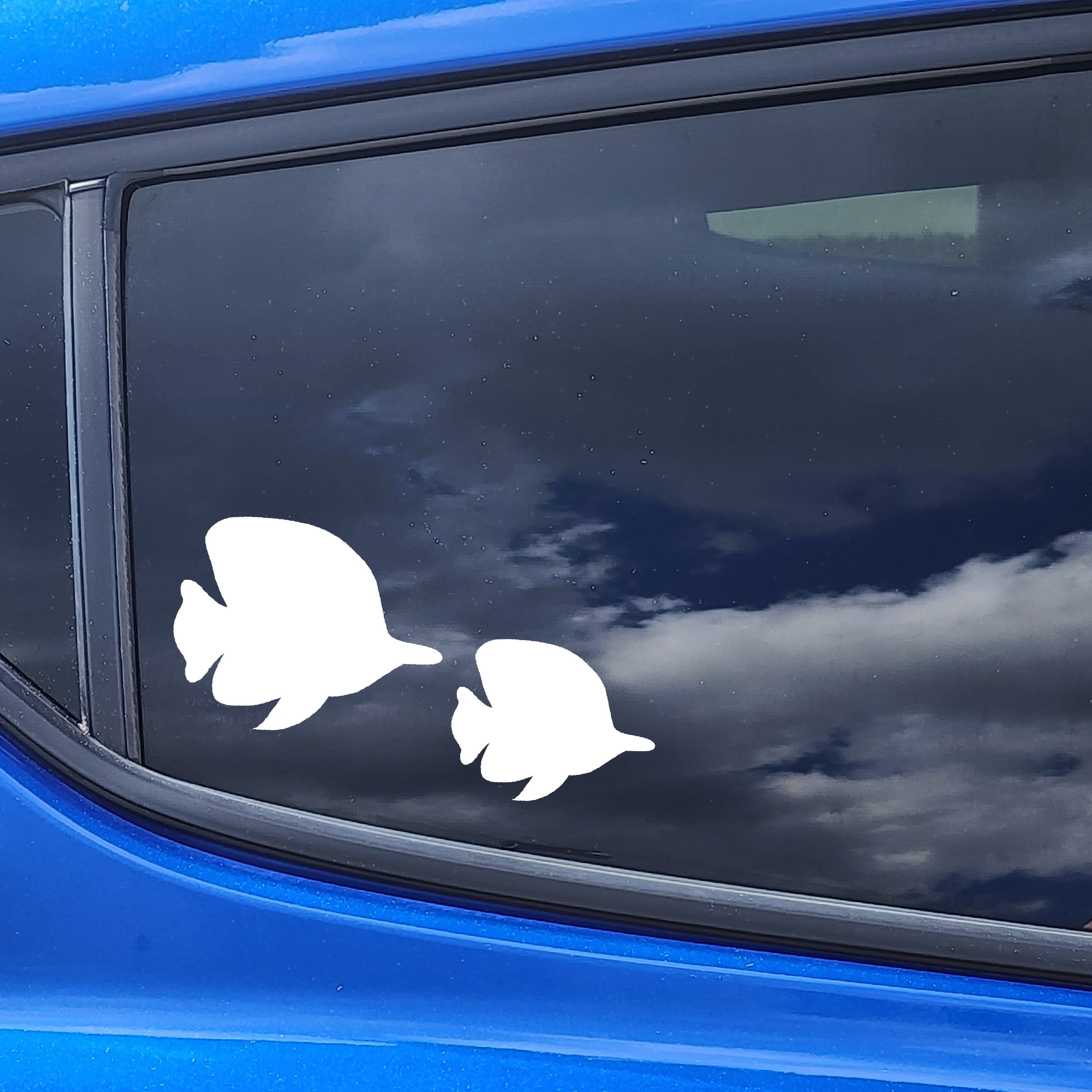 Tropical Fish Vinyl Decal, Car Window Sticker, MacBook Pro Vinyl, Car ...