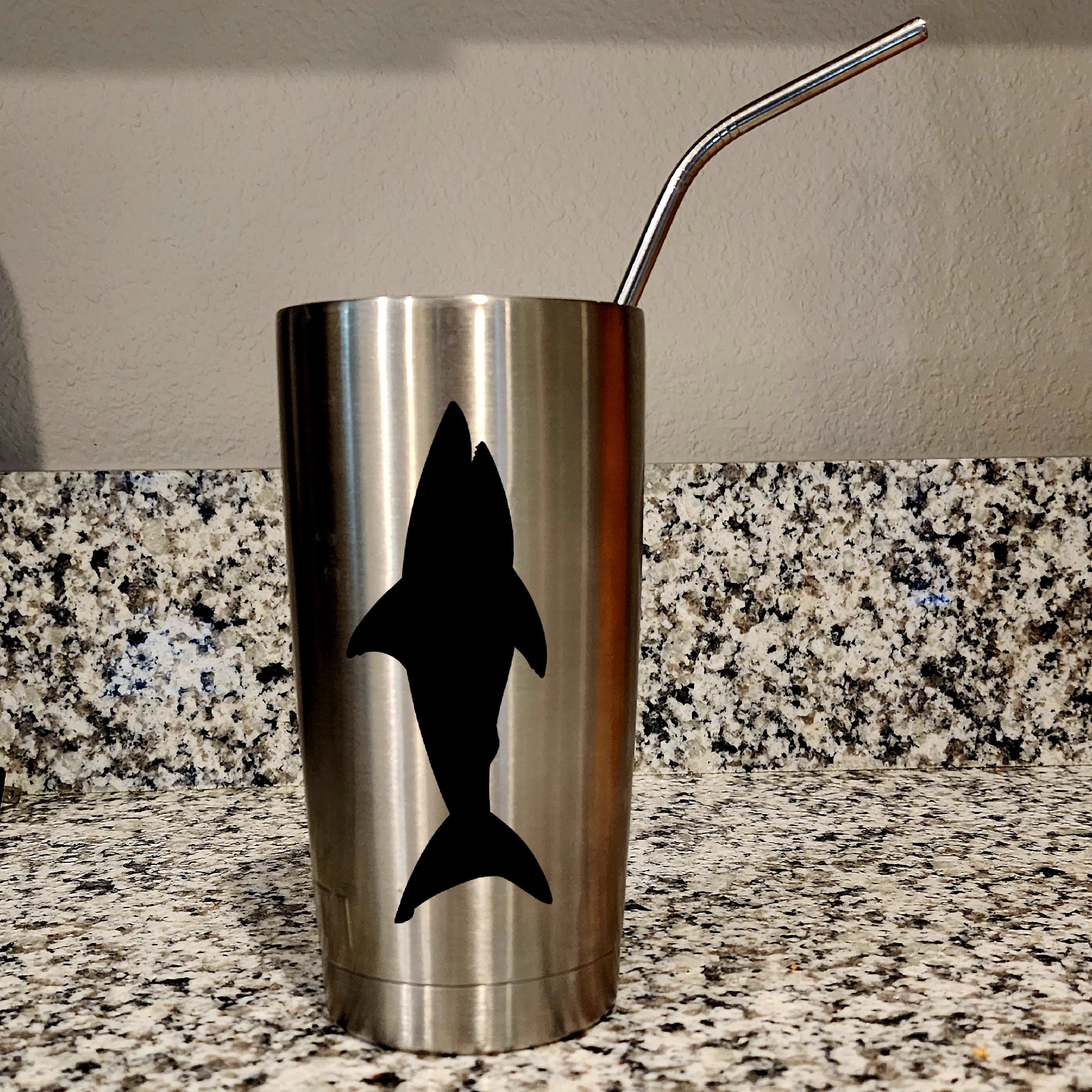 Great White Shark Vinyl Decal Car Window Sticker, MacBook Pro Vinyl ...