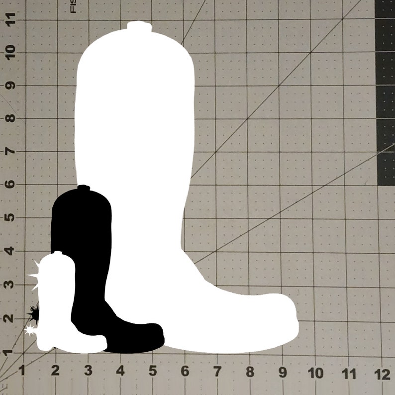 Cowboy Boots Vinyl Decal, Car Window Sticker, MacBook Pro Vinyl, Car ...