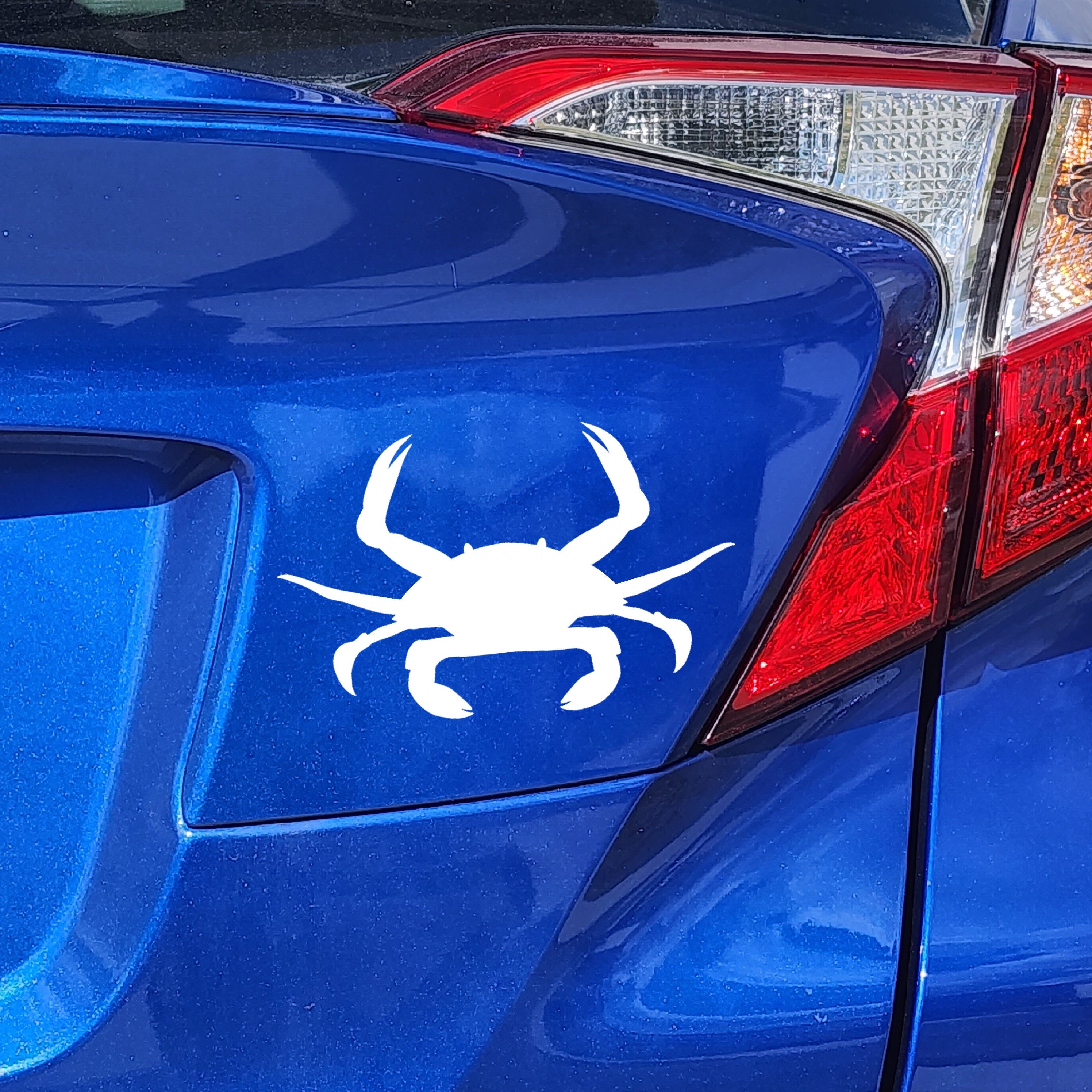 Crab Vinyl Decal Car Window Sticker, MacBook Pro Vinyl, Car Window ...