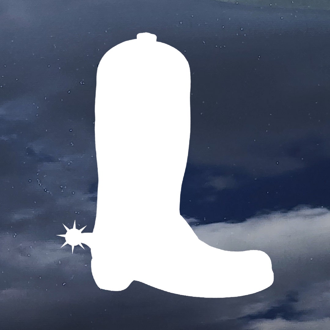 Cowboy Boots Vinyl Decal, Car Window Sticker, MacBook Pro Vinyl, Car ...