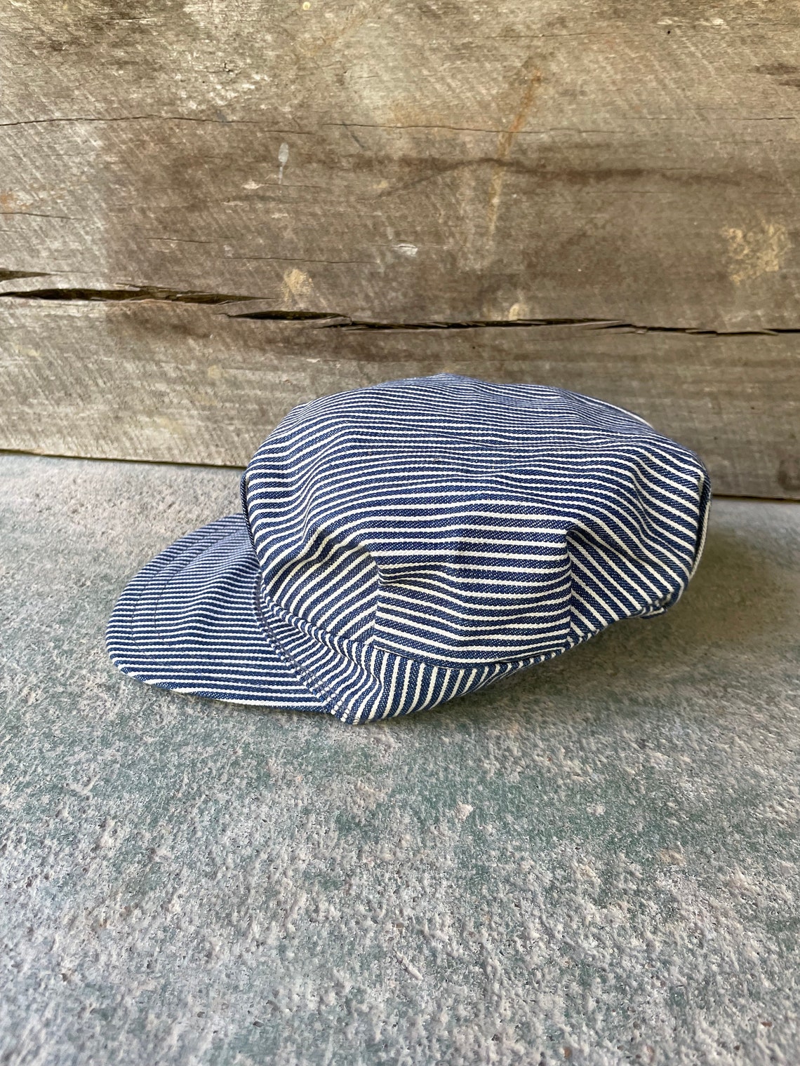 Hickory Stripe Engineer Hat - Etsy