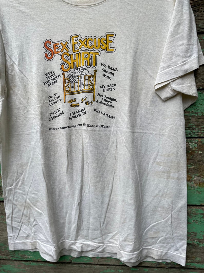 Sex Excuse Shirt Etsy