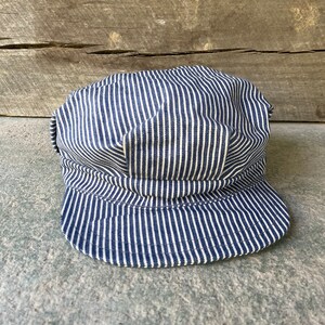 Hickory Stripe Engineer Hat - Etsy