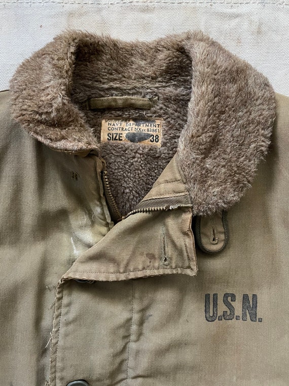 40s US Navy N1 Deck Coat - Gem