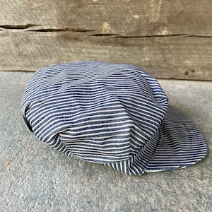 Hickory Stripe Engineer Hat - Etsy