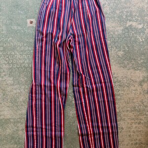 Red White and Blue Stripe Pants - Etsy