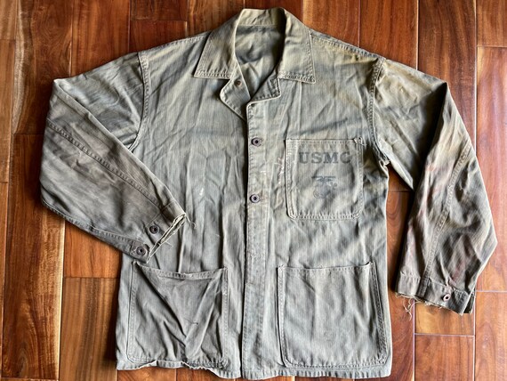 Herringbone Thread USMC Field Jacket - Gem