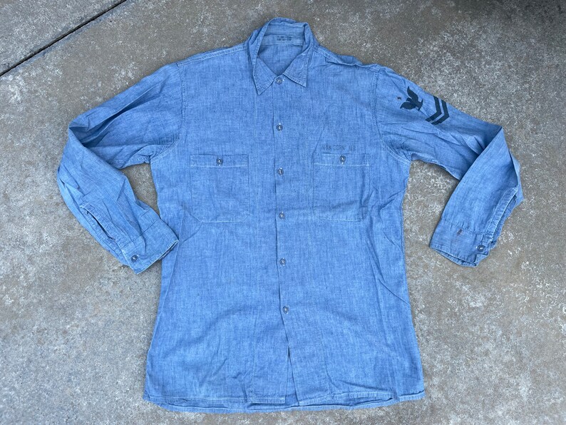 US Navy Chambray - Etsy