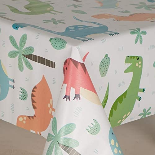 PVC Tablecloth Children Designs Colourful Fun Multiple Listing Wipe ...