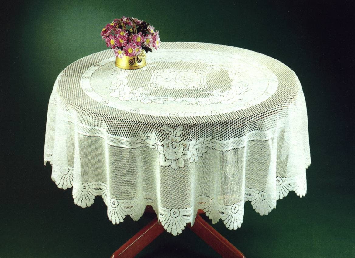 Lace Tablecloths in White or Cream 100% Polyester Machine - Etsy Australia