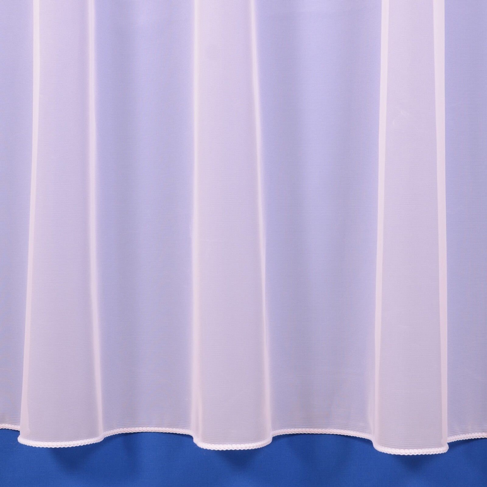 Traditional Plain White Lead Weighted Net Curtain Ready to - Etsy