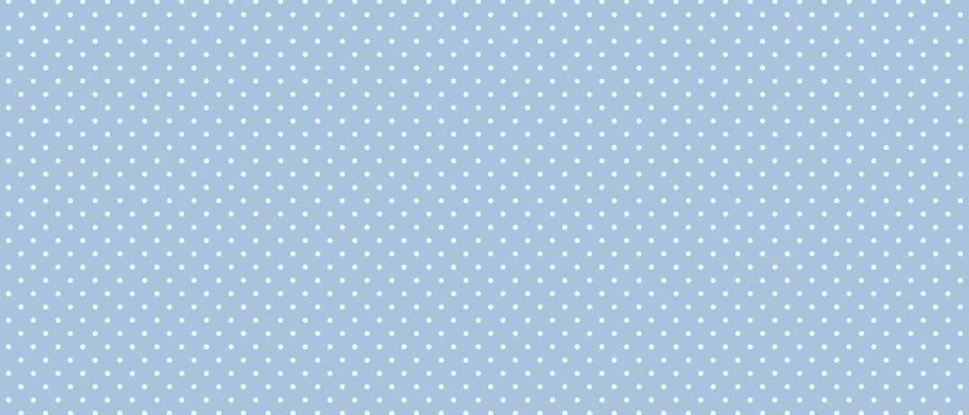 PVC Small Light Blue (powder Blue) Polkadot Design, Light Blue Ground ...