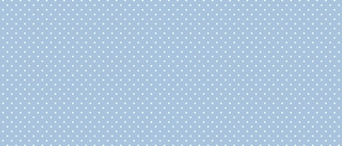 PVC Small Light Blue (powder Blue) Polkadot Design, Light Blue Ground ...
