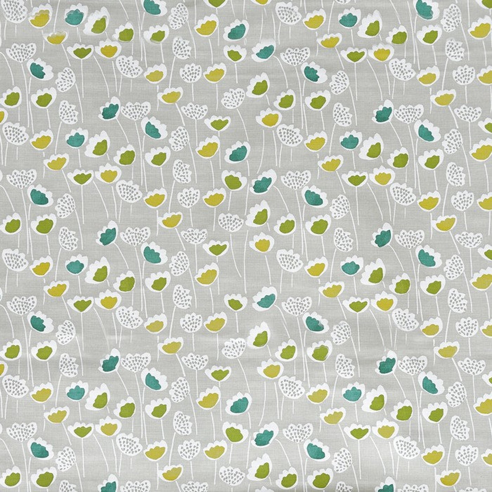 Funky Tulip Stone Scandinavian Print Oilcloth Tablecloth Cotton Cloth ...