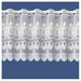 Café Voile Curtain Panel, Embroidered Kitchen Net Curtains, Daisy ...