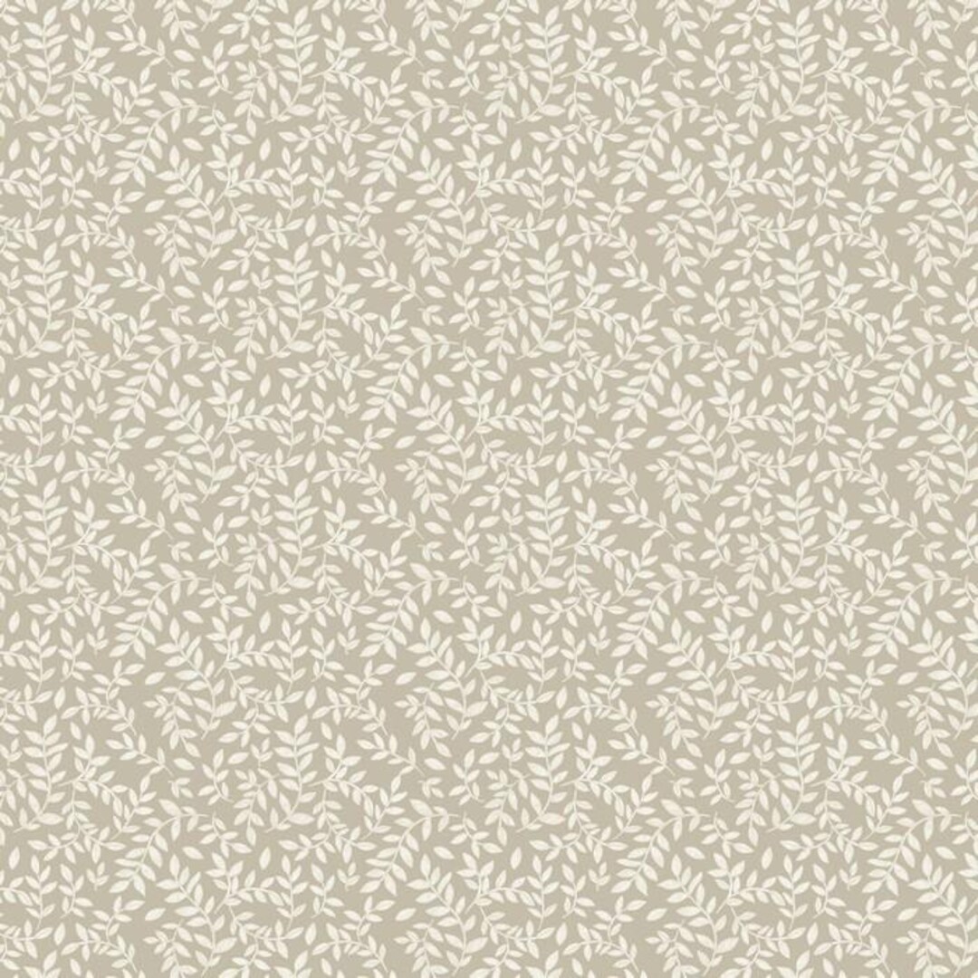 Birch Leaves Linen Beige Oilcloth Tablecloth Cotton Cloth With PVC ...