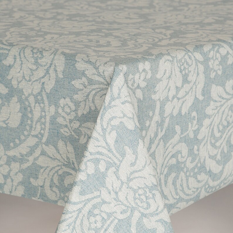 Classic Jacquard Damask Scrolls Oilcloth Tablecloth Cotton - Etsy UK
