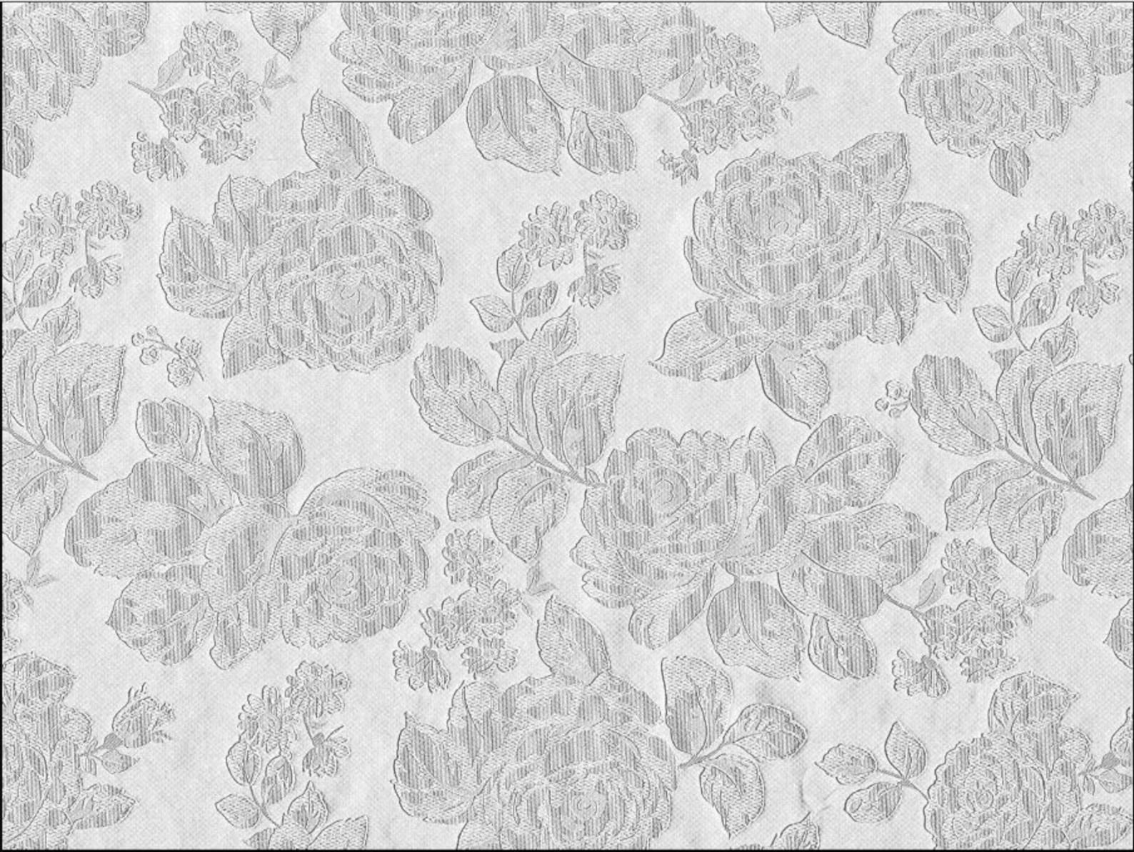 PVC Tablecloth Clear Rose Embossed Frosted Transparent Floral Rose ...