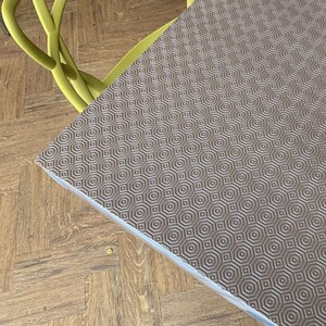 Brown Heat Resistant Table Protector Felt Backed Wipe Clean Water Proof ...