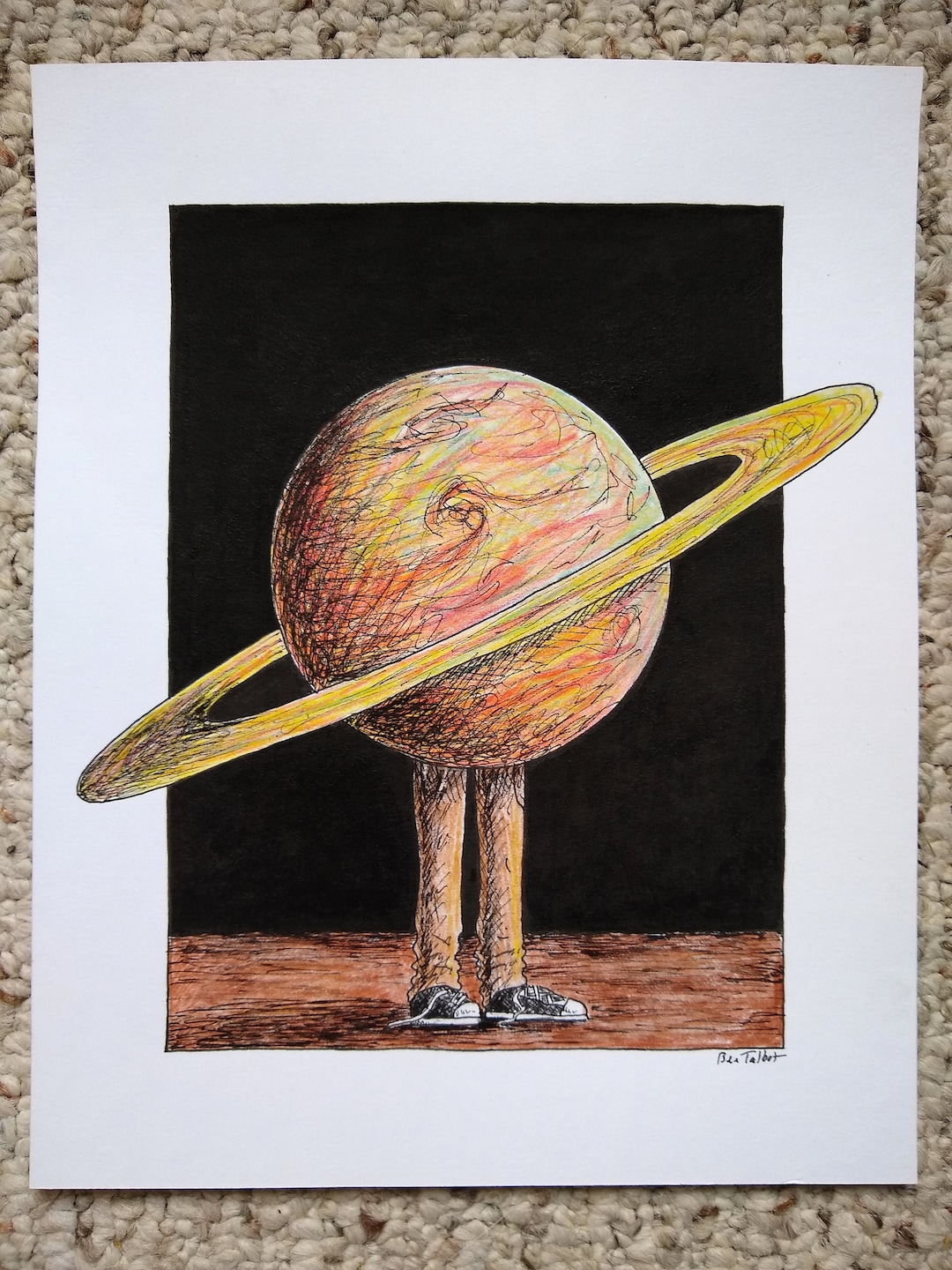 Original Space Drawing, Funny Outer Space, Funny Alien Art, Trippy ...
