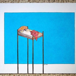 Original Pen and Ink Drawing, Pen and Ink Illustration, Surrealism ...