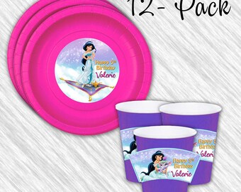 Princess Jasmine Plates - Etsy