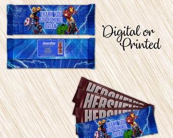 Avengers Chocolate Bar - Etsy