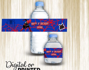 Spiderman Labels | Etsy