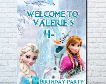 Frozen Sign - Etsy