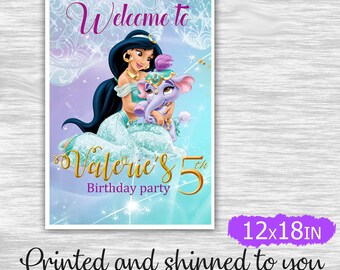 Jasmine Welcome Sign - Etsy