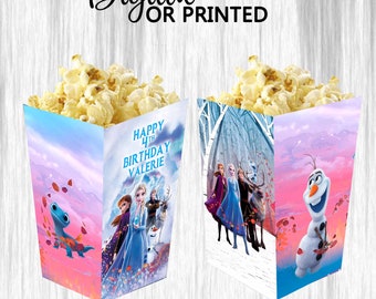 Frozen Popcorn Box | Etsy