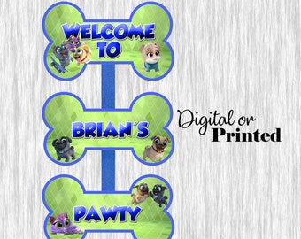 Puppy Dog Pals Party Sign - Etsy