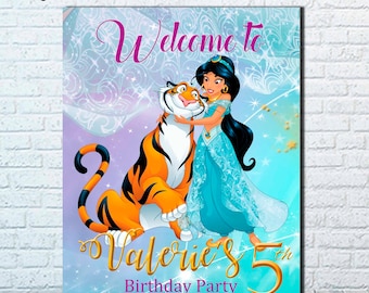 Jasmine Welcome Sign - Etsy