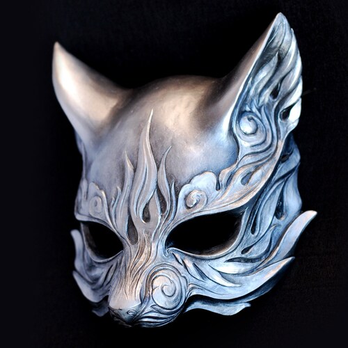 Fox Skull Mask Bloody Empress Mask Fox Larp Gn Furry | Etsy