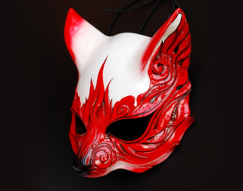 Kitsune Mask - Etsy