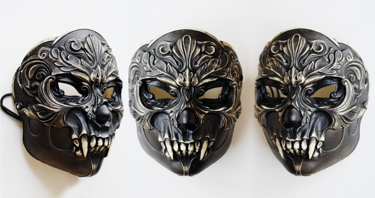 Dark Barokko Mask, Ivory - Etsy