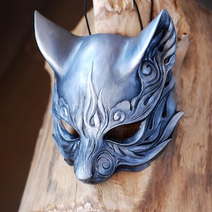 Fox Mask Silver - Etsy