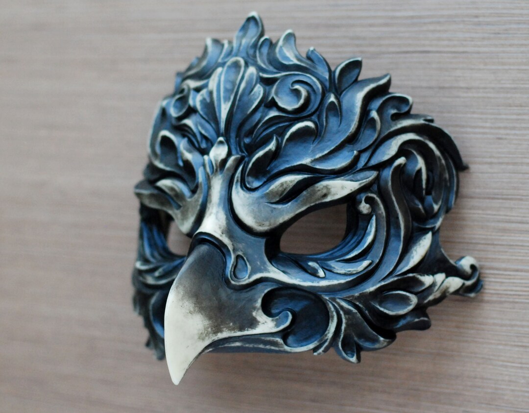 Bird Barokko Mask Ivory - Etsy