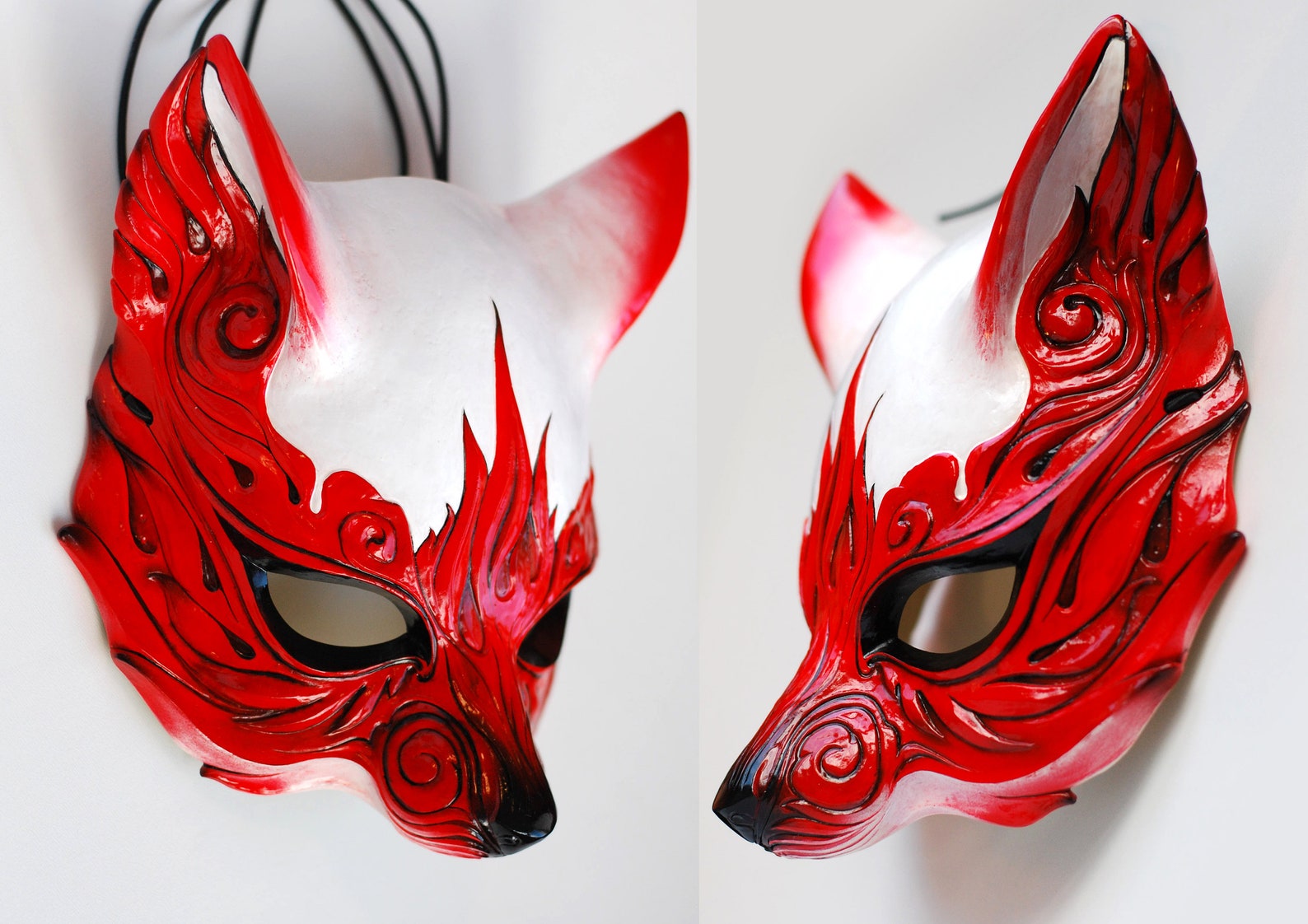 Kitsune Mask - Etsy