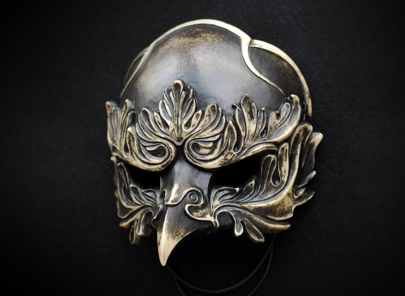 Bird Mask Dark Ivory - Etsy