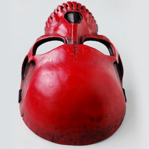 Skull Mask Classic 2 Red - Etsy