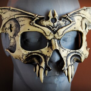 Vampire Bat Mask Ivory - Etsy