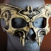 Vampire Bat Mask Ivory - Etsy