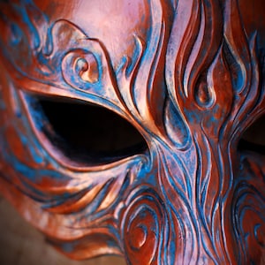 Fox Mask Antique Copper - Etsy