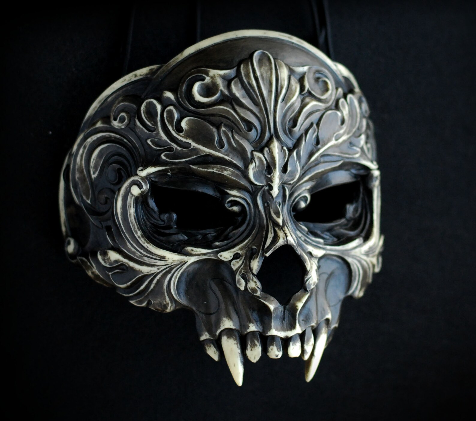 Dark Barokko S Mask, Ivory - Etsy