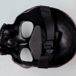 Skull Mask Classic 2 Red - Etsy