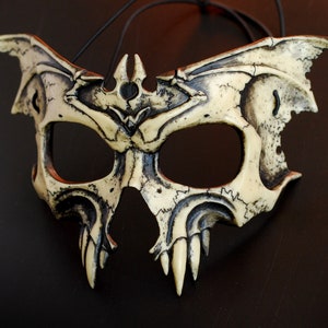 Vampire Bat Mask Ivory - Etsy