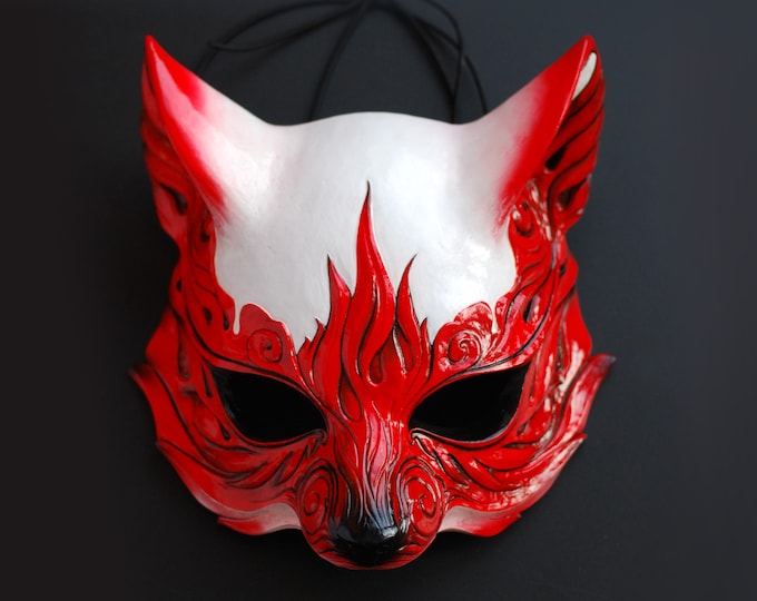 Kitsune Mask - Etsy